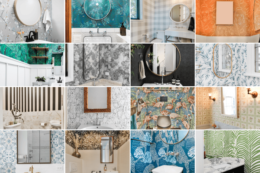 21 Super Chic Powder Room Wallpaper Ideas | Hey, it's Laura!